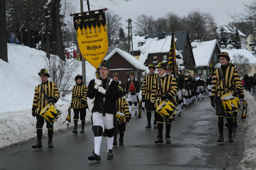 14.12.2012 - Bergaufzug in Seiffen - Historische Freiberger Berg- und ...