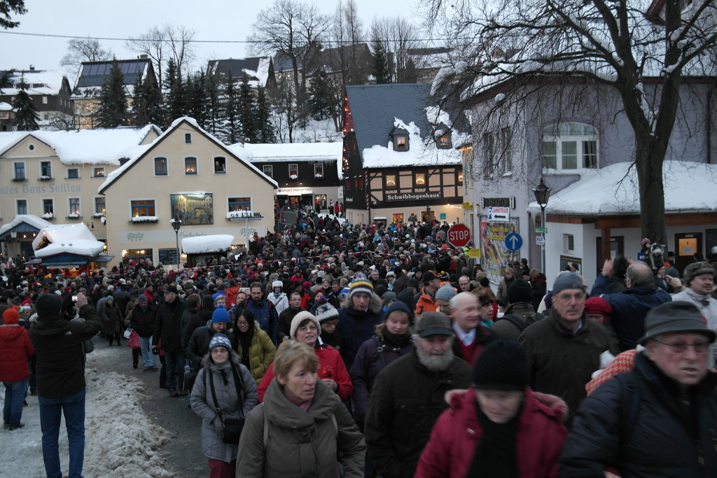 14.12.2012 - Bergaufzug in Seiffen - Historische Freiberger Berg- und ...