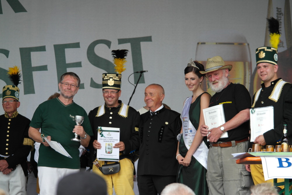 10.08.2013 - Bergmeisterpokal beim Brauhausfest in Freiberg ...